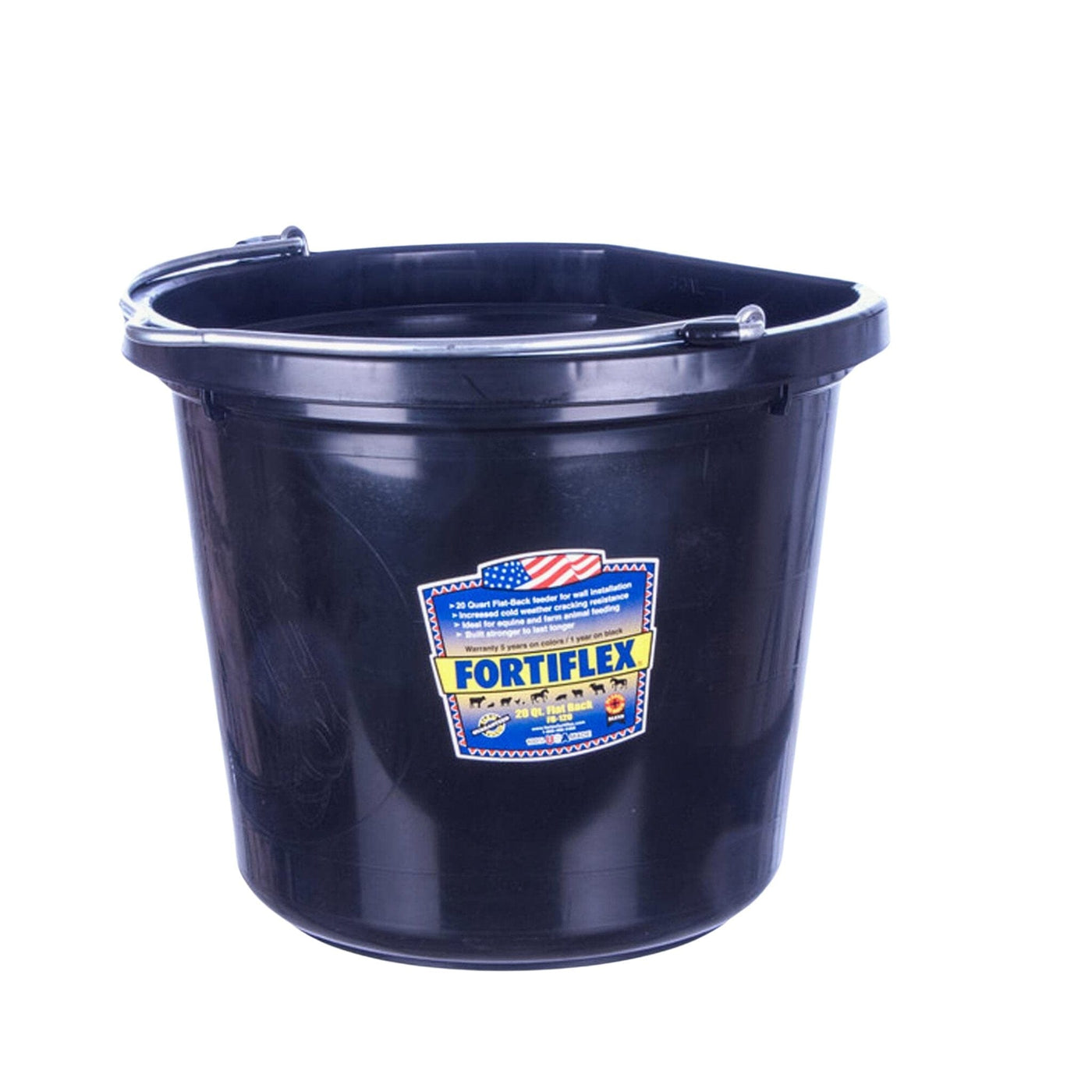 Fortiflex 20 Quart Flat Back Bucket | Corro