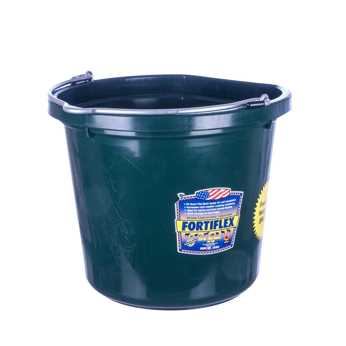 Fortiflex 20 Quart Flat Back Bucket | Corro
