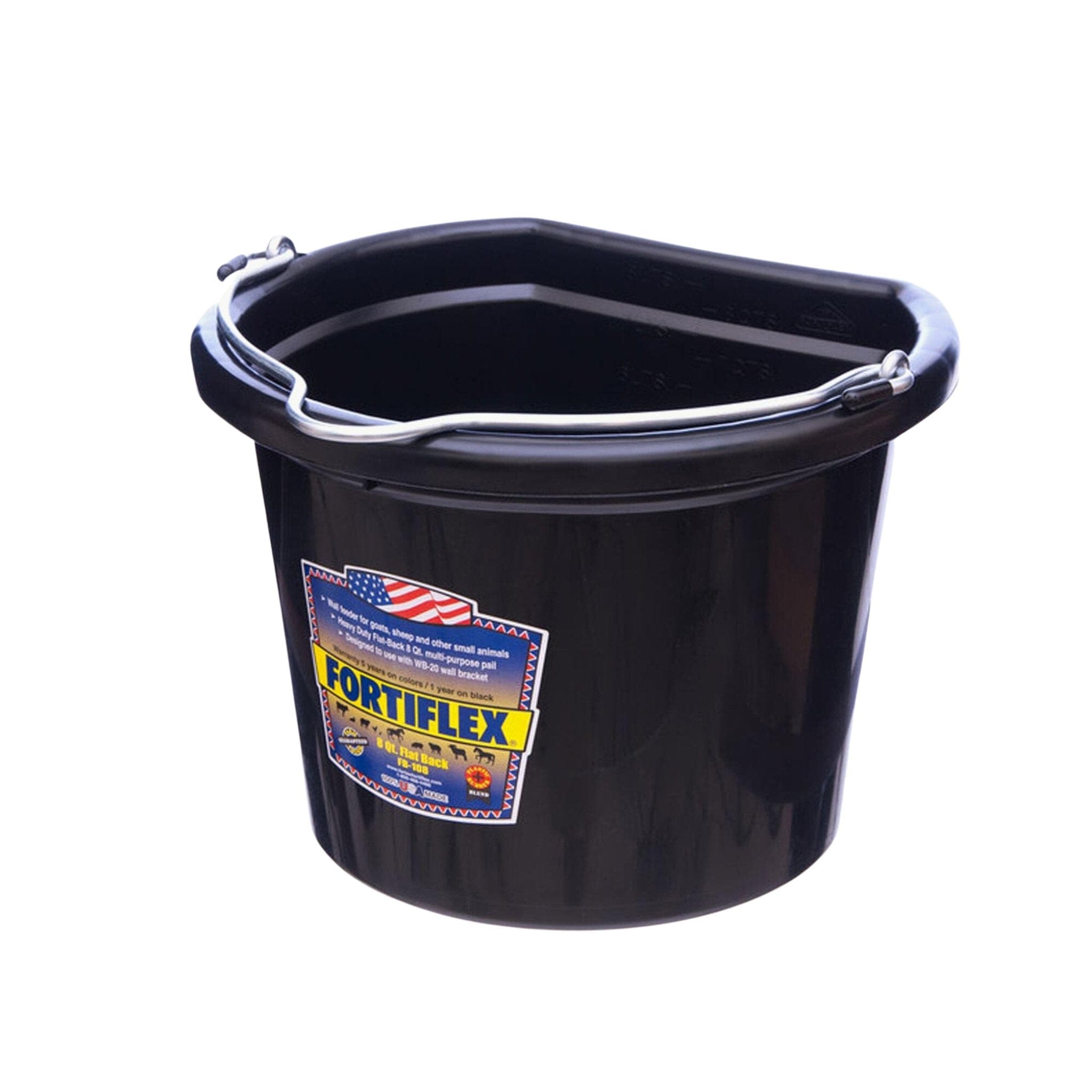 Fortiflex 8 Quart Flat Back Bucket | Corro