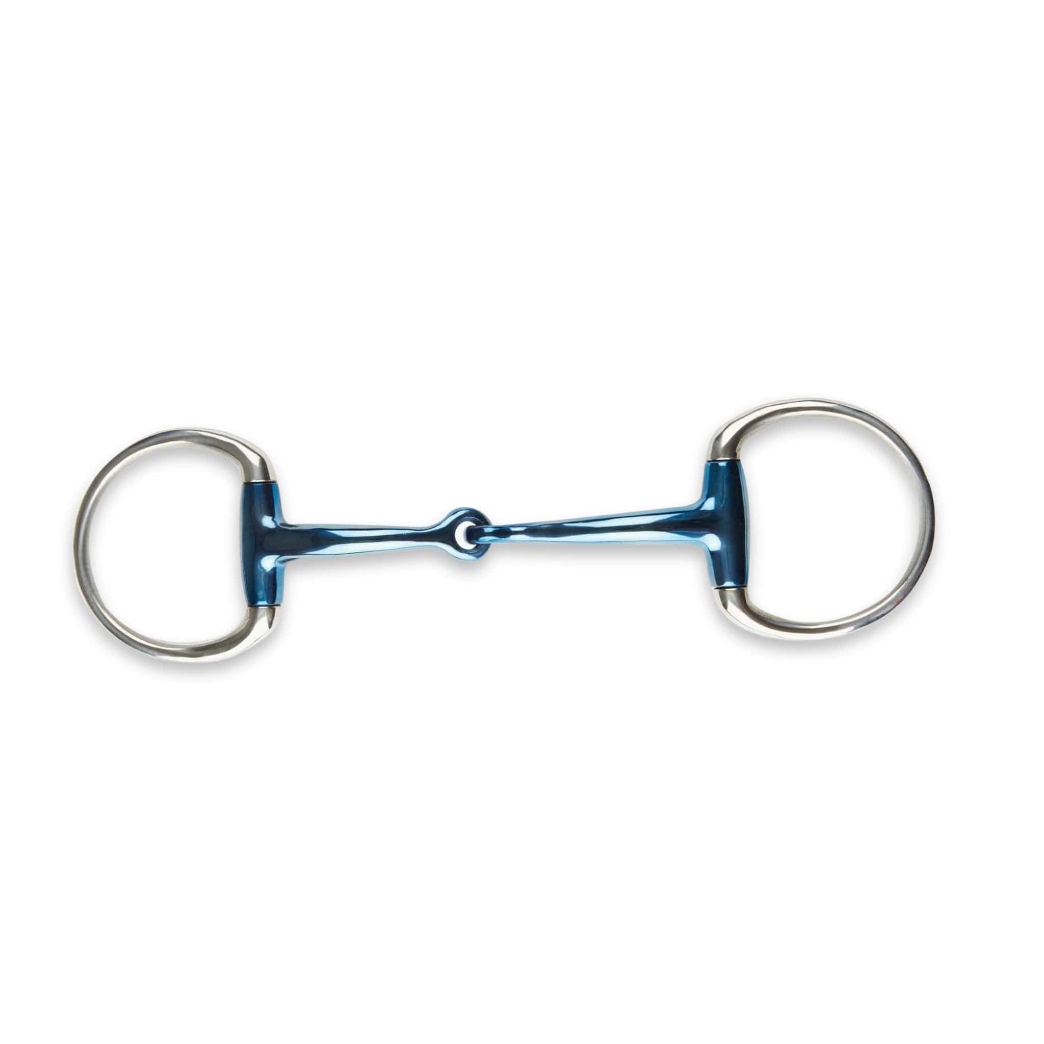 JP Korsteel Blue Steel Jointed Eggbutt Snaffle Bit | Corro