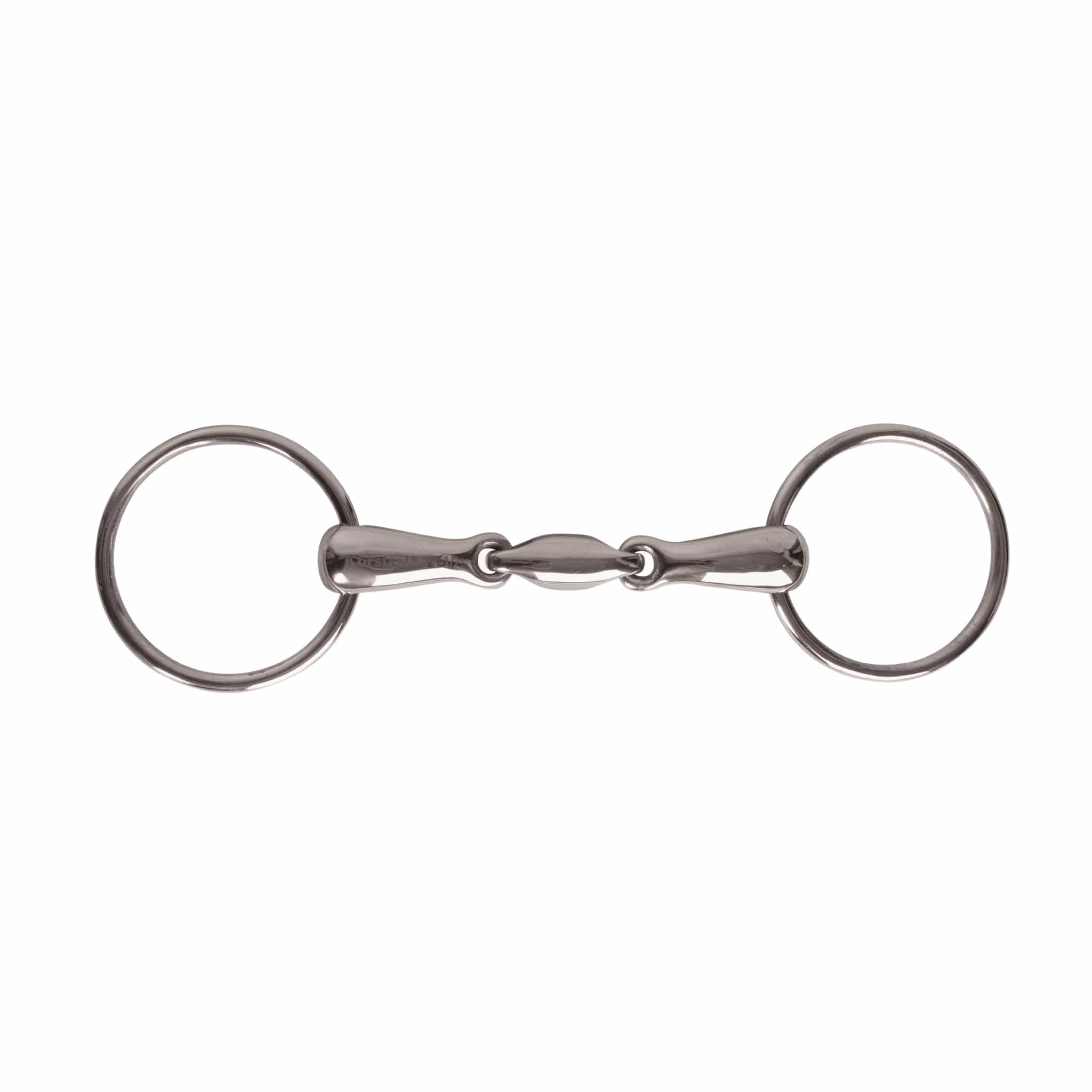 JP Korsteel Stainless Steel Oval Link Loose Ring Snaffle Bit | Corro