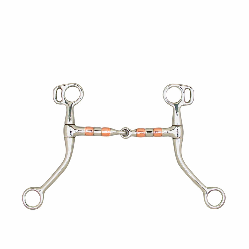 Toklat Swept Back Shank with Curb Ring and Stainless Steel/Copper Roll ...